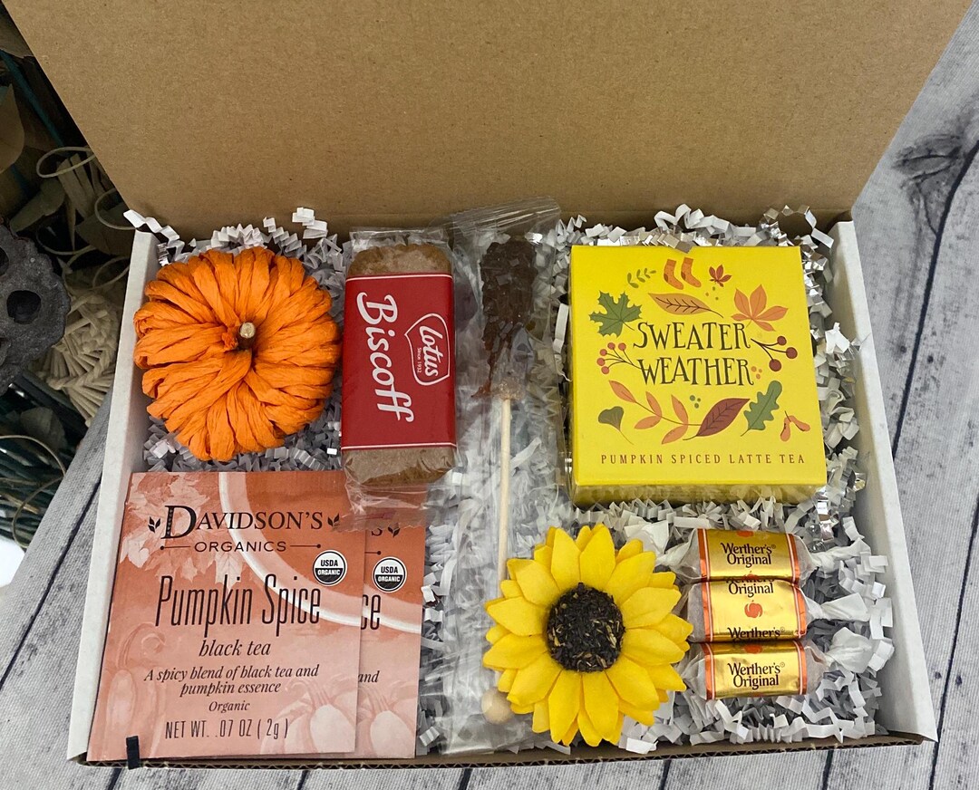 Fall Gift Box, Fall Tea Gift Box, Tea Lovers Gift, Just Because Gift ...