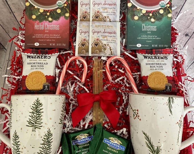 Christmas Tea Gift Box, Holiday Hot Tea Gift, Gift for Couples, Winter ...