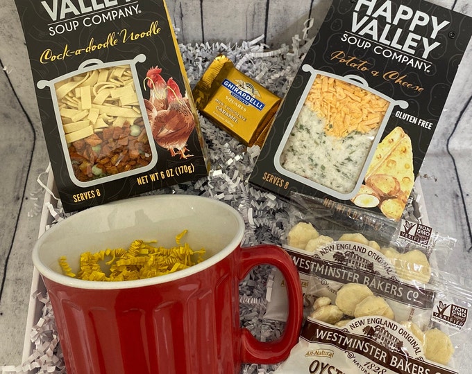 Gourmet Soup Gift Box, Soup Get Well Gift Box, Sympathy Gift Box, Soup ...