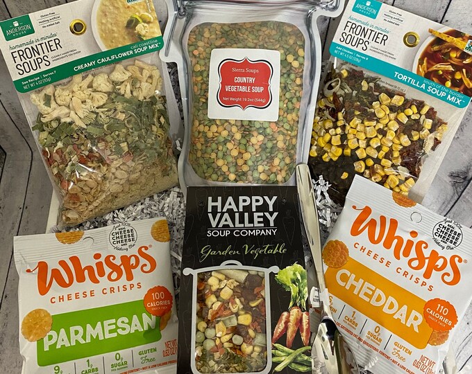 Soup Gift Box, Soup Care Package, Get Well Gift, Sympathy Gift Box ...