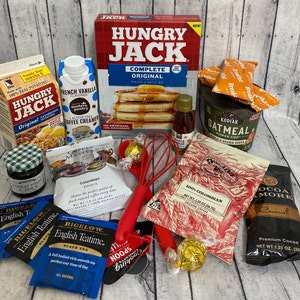 Breakfast Gift Box, Brunch Box, Family Care Package, Gift for Couples ...