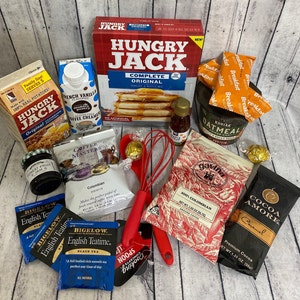 Breakfast Gift Box, Brunch Box, Family Care Package, Gift for Couples ...