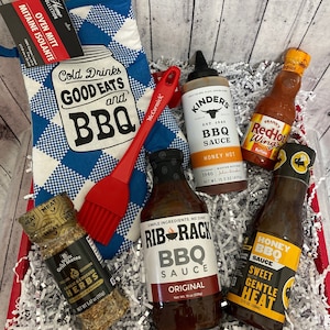 Barbecue Gift Box, BBQ Grilling Gift for Men, BBQ Sauce Kit, Birthday ...