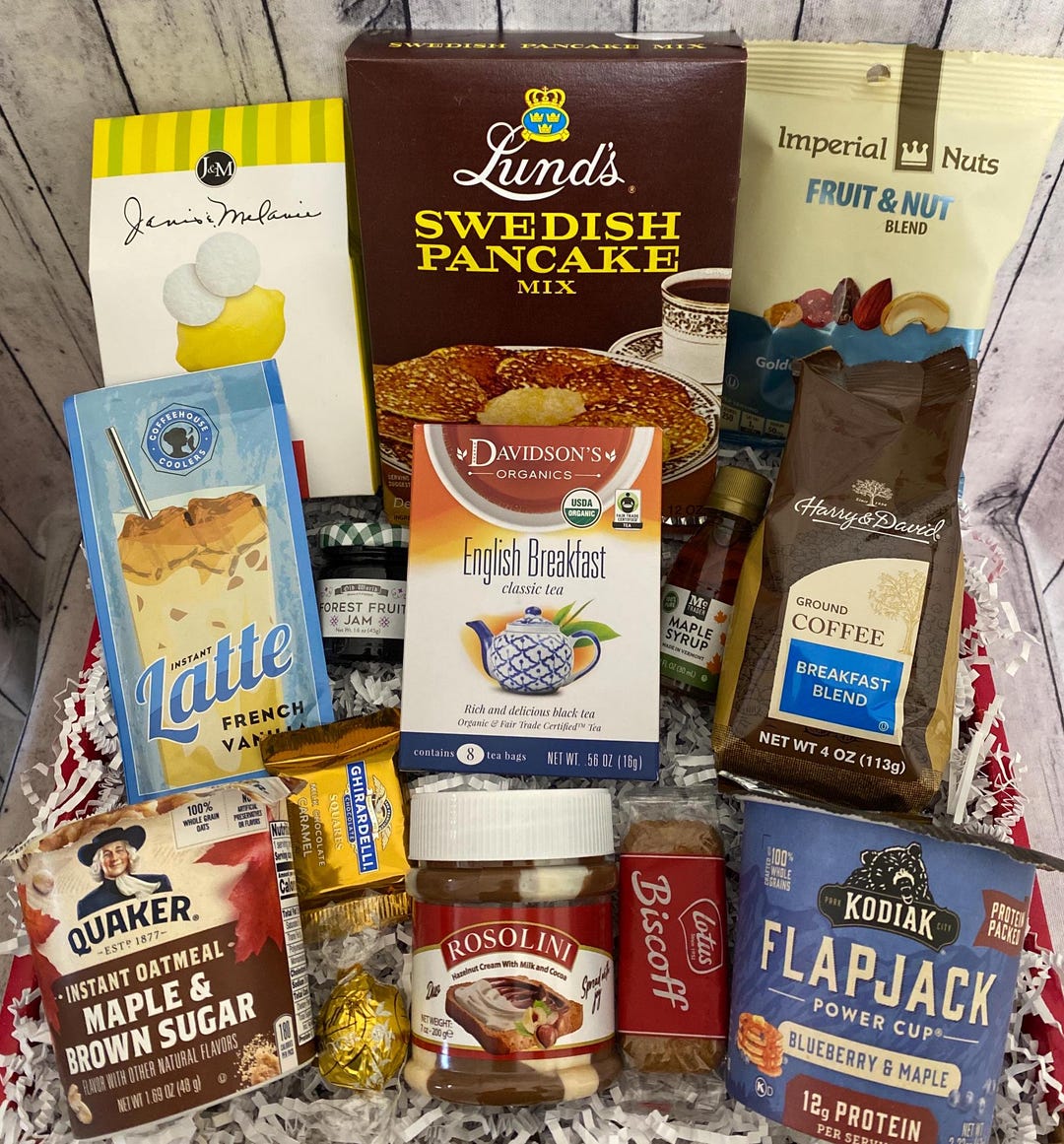 Breakfast Basket, Deluxe Breakfast Gift Box, Brunch Box, Family Care ...