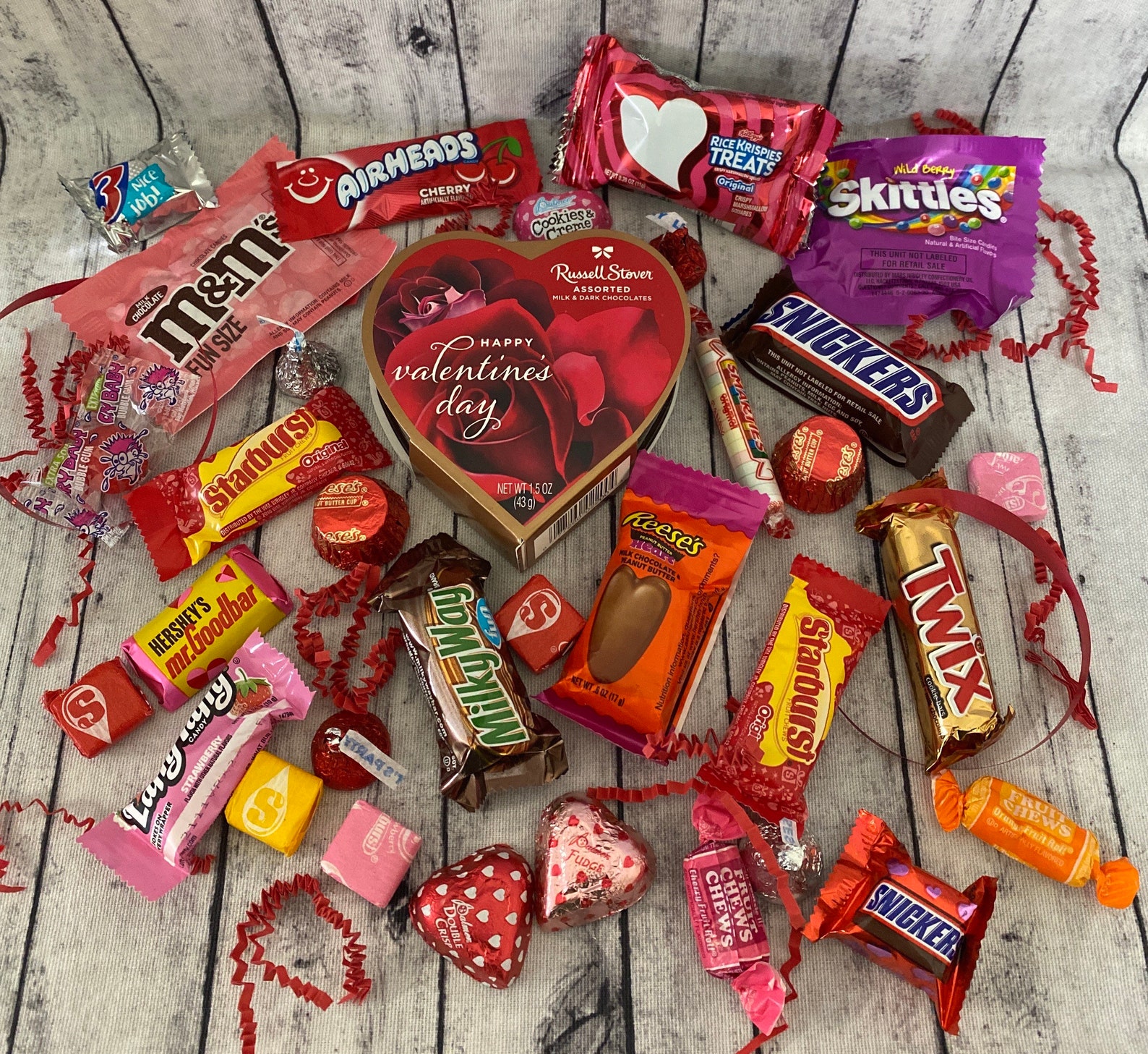 Valentine's Day Gift Box Valentine Candy Gift Valentine - Etsy