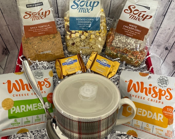 Get Well Gift Box, Comfort Food Gift Box, Soup Care Package, Soup Gift ...