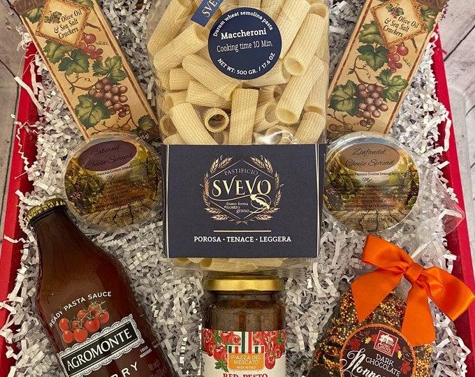 Pasta Dinner Gift Box, Couples Gift Box, Fall Dinner Gift Box ...