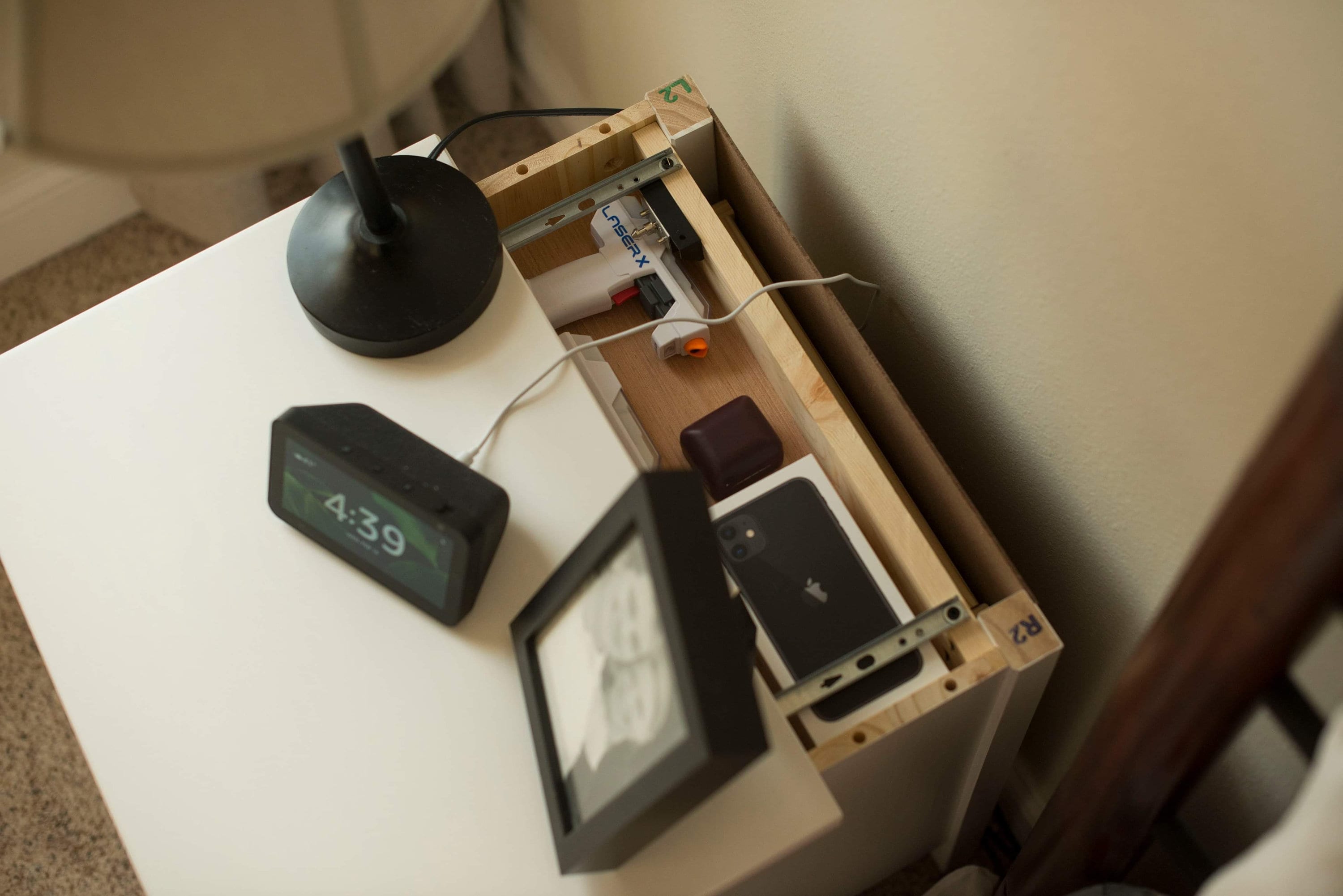 Nightstand With Concealed Secret Hidden Compartment - Etsy