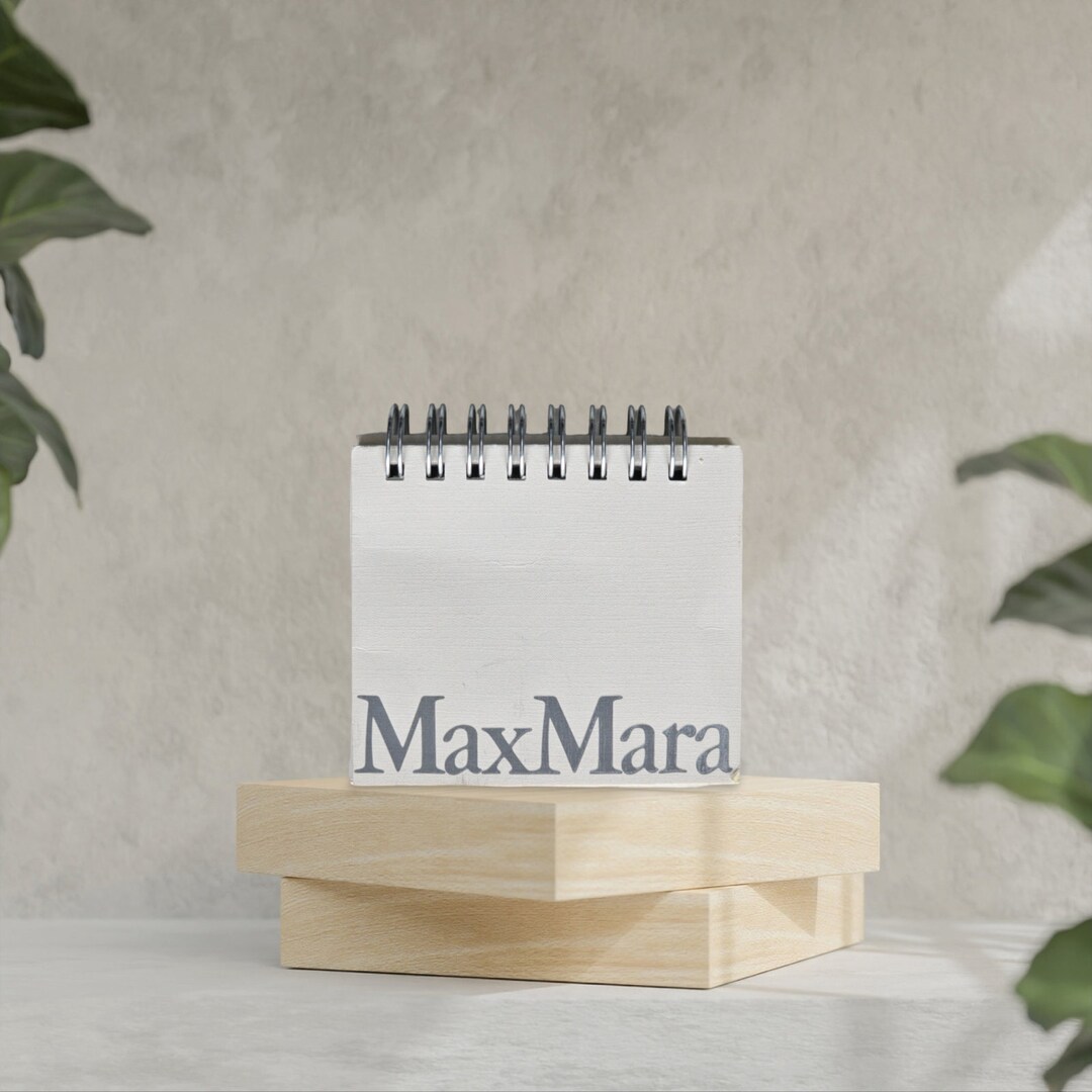 Max Mara Spiral Notebook - LIMITED EDITION - Recycled Paper Notebook ...