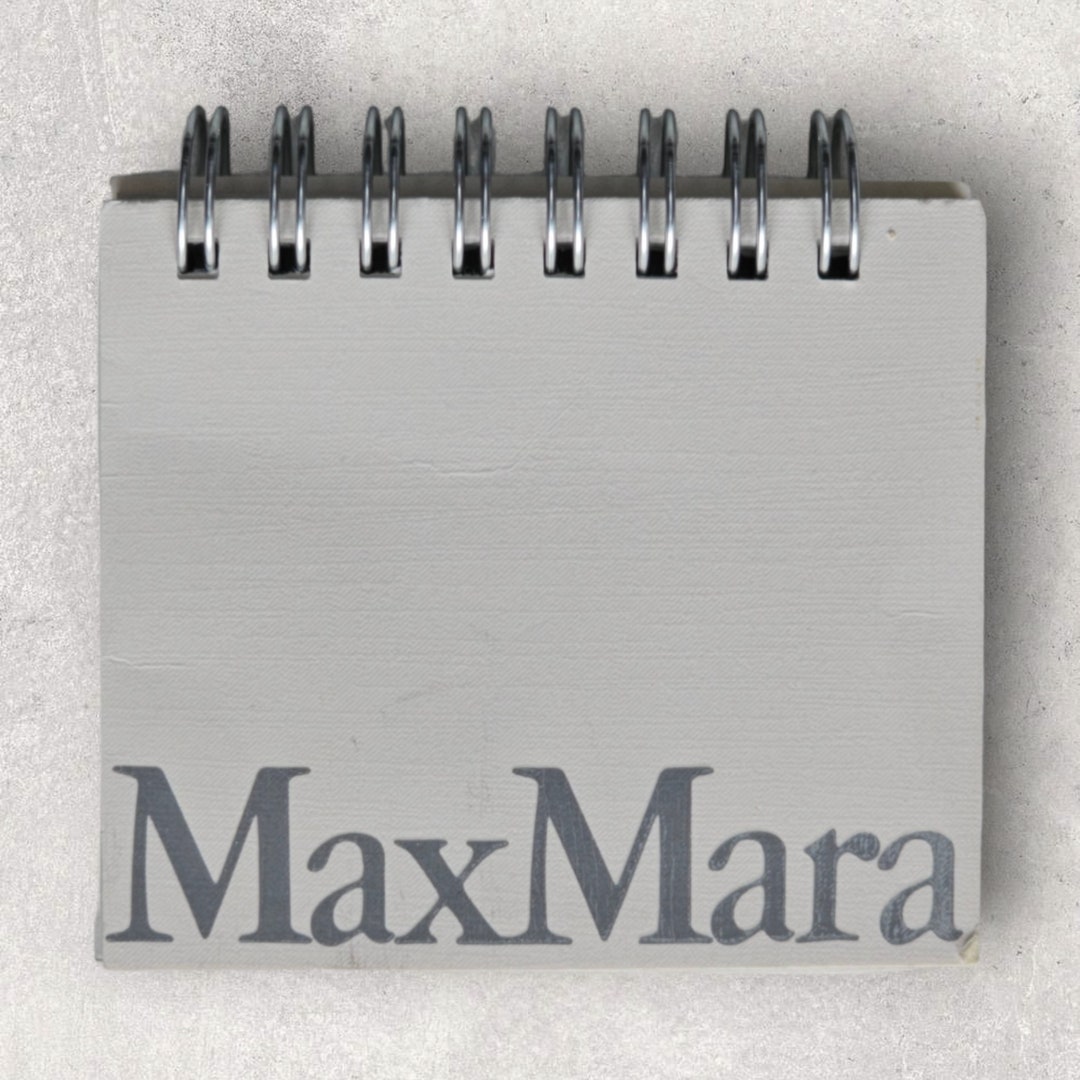 Max Mara Spiral Notebook LIMITED EDITION Recycled Paper - Etsy