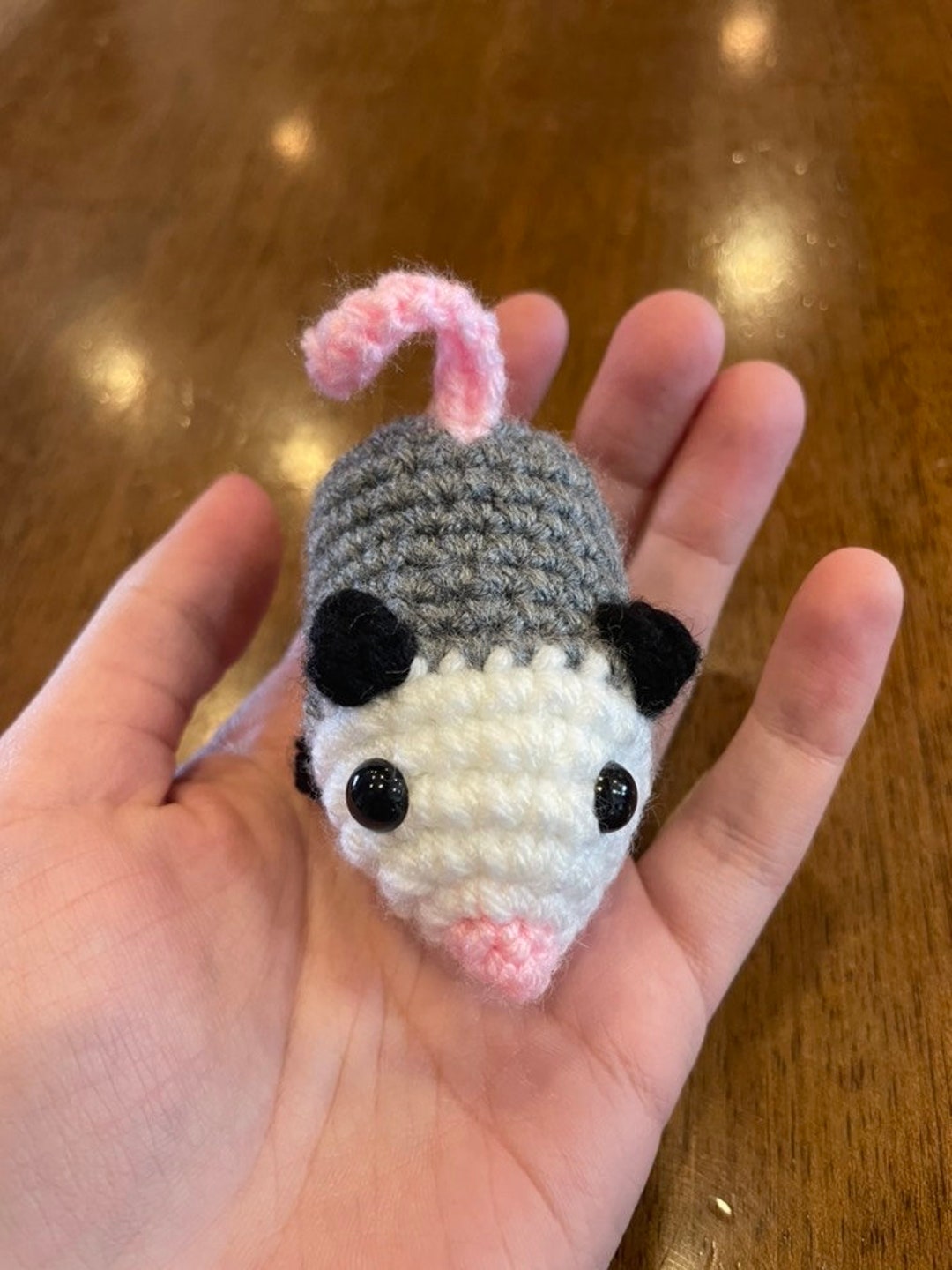 Opossum Mini Crochet Possum Amigurumi - Etsy