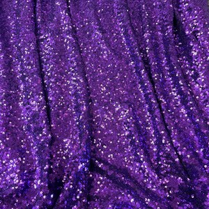 Purple Stretch Sequin Fabric - Etsy