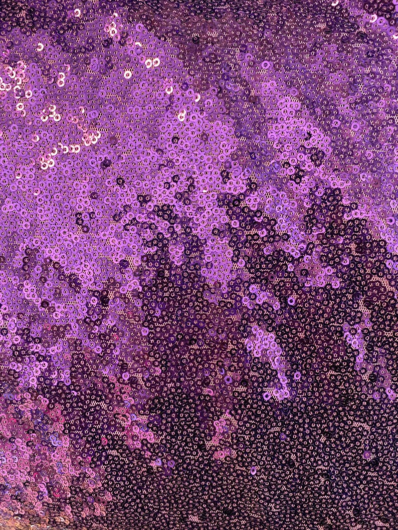 Purple Stretch Sequin Fabric - Etsy