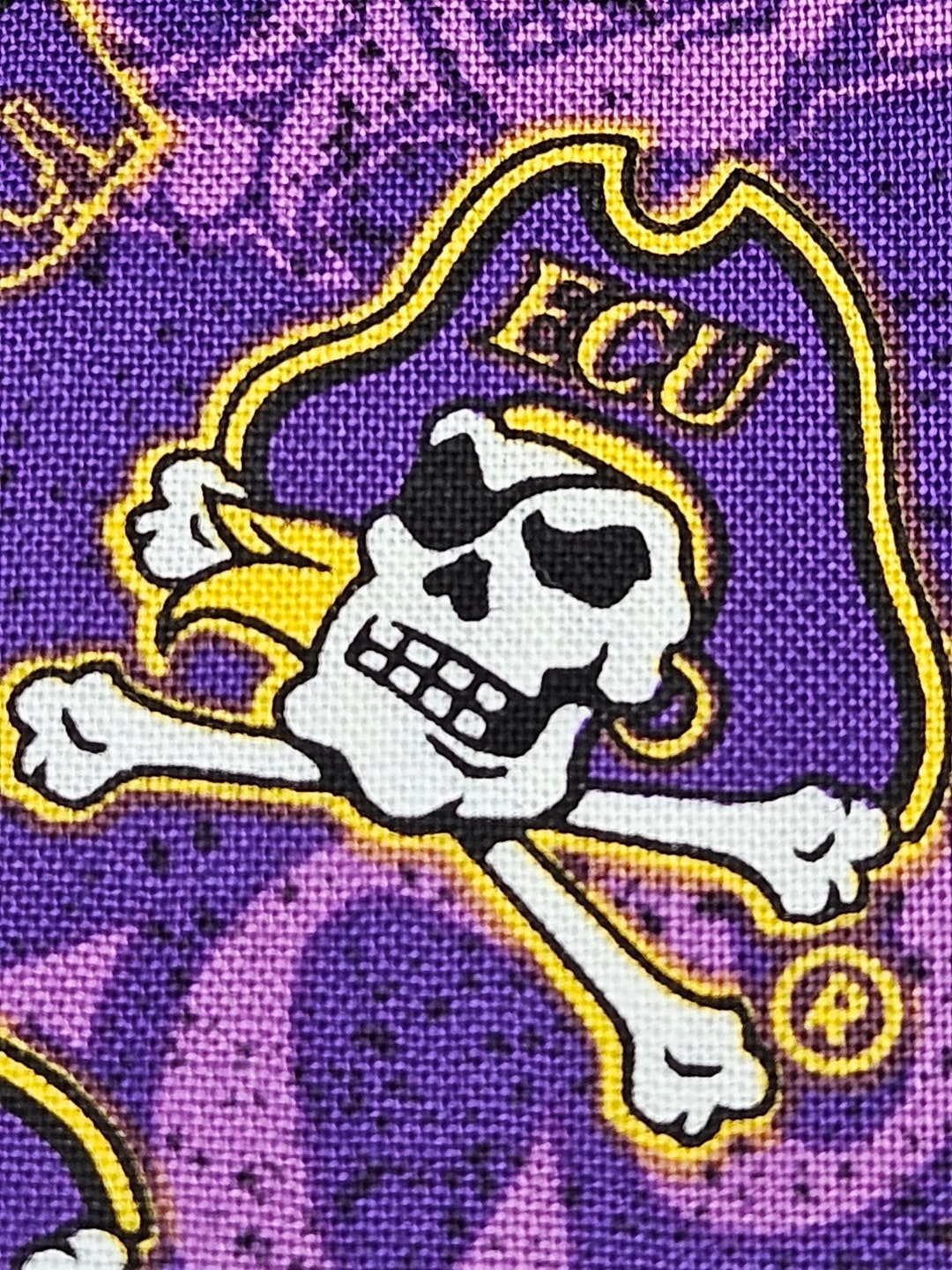 East Carolina Pirates Licensed Collegiate Cotton Fabric - Etsy