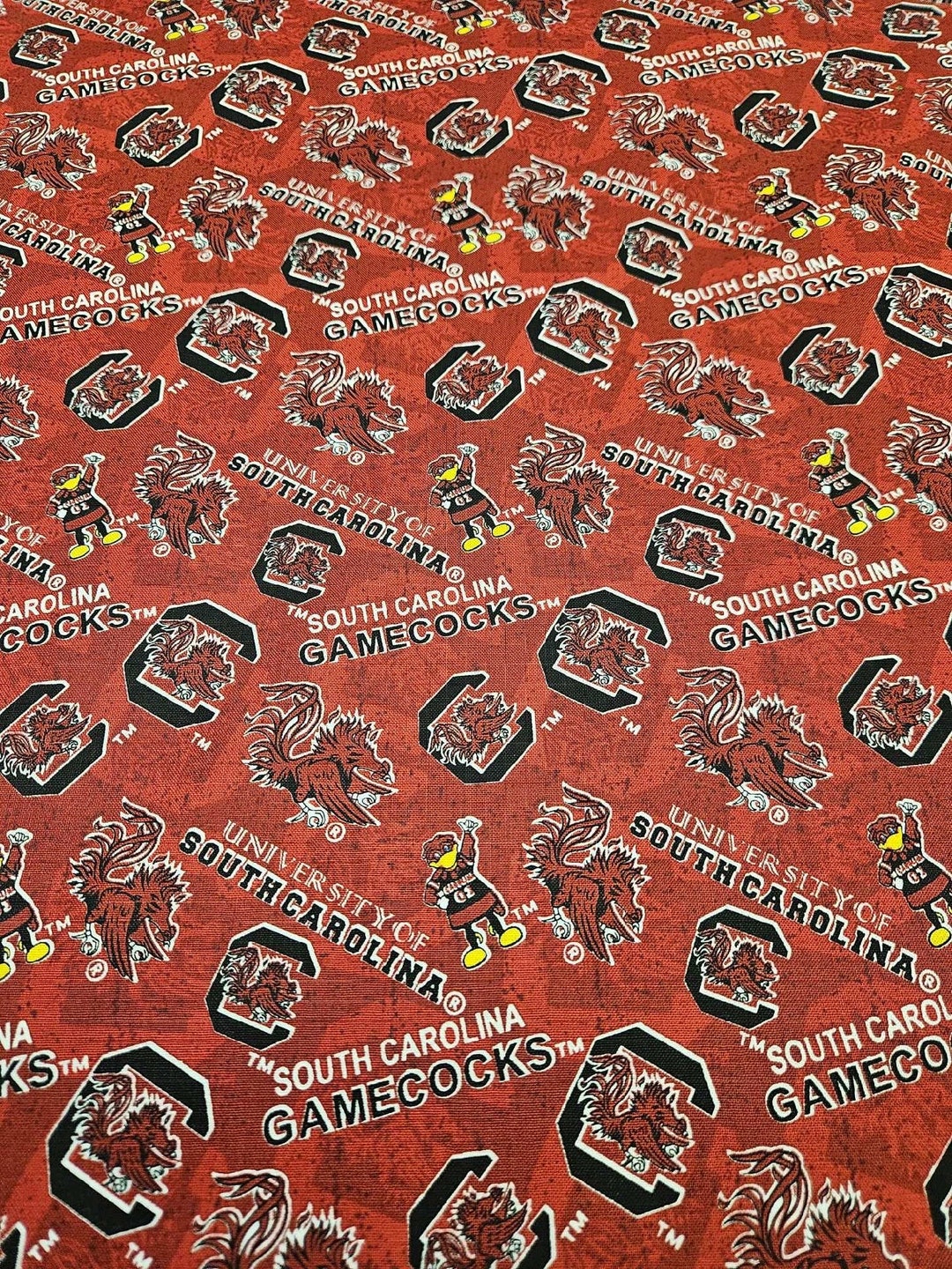 University of South Carolina Collegiate Cotton Fabric - Etsy