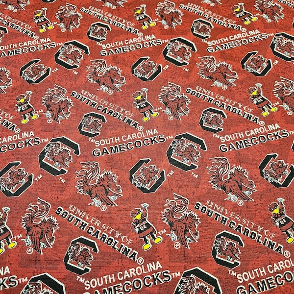 University of South Carolina Fabric - Etsy