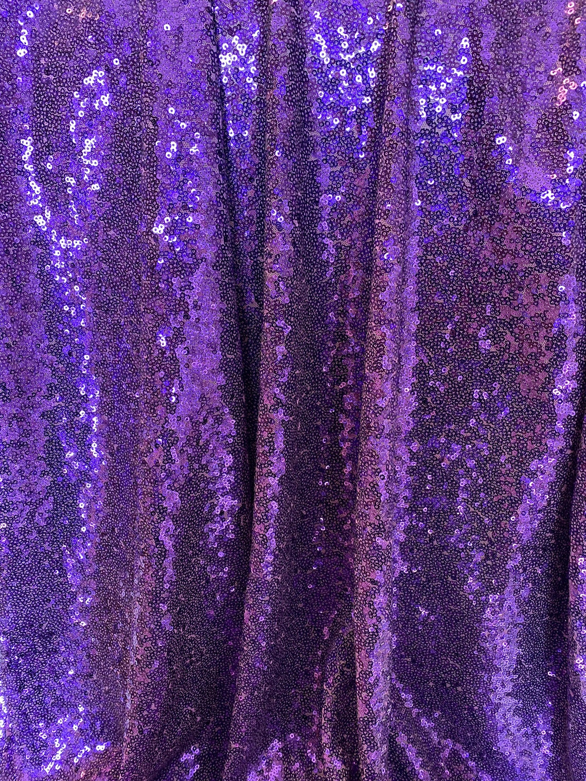 Purple Stretch Sequin Fabric - Etsy