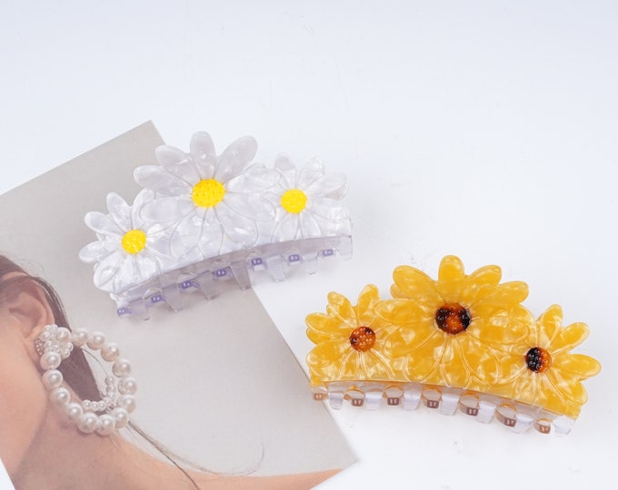 Daisy Hair Clip/headband - Etsy