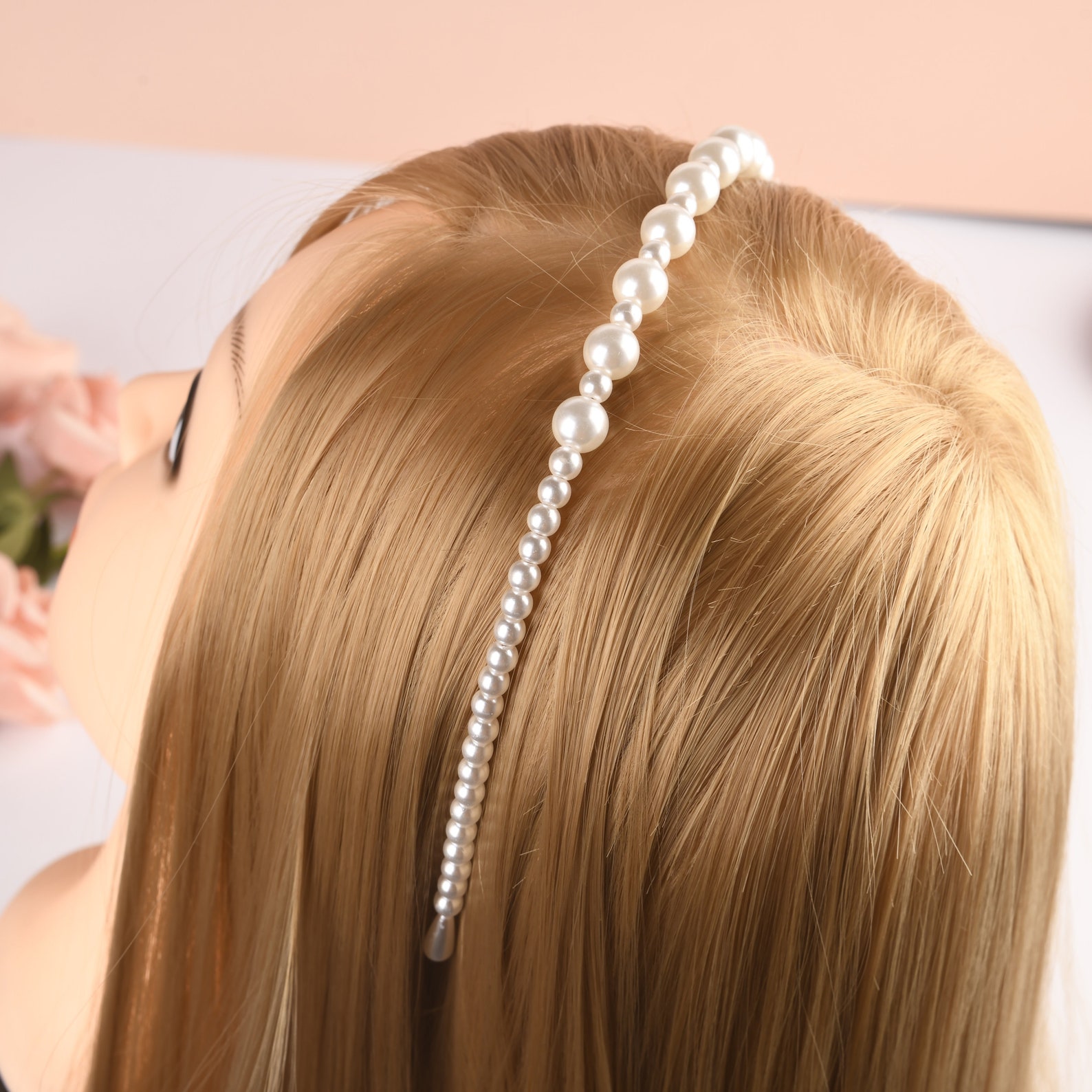 Pearl HeadbandVintage Pearl HeadbandPearl AccessoriesBride | Etsy