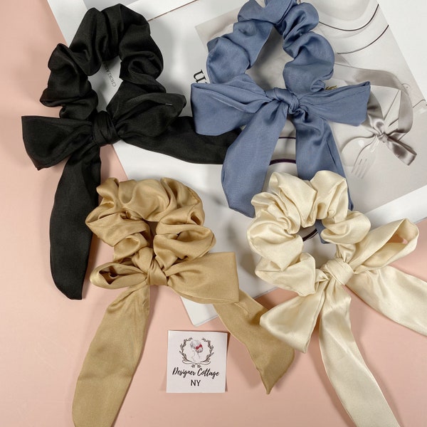 Bow Scrunchie - Etsy