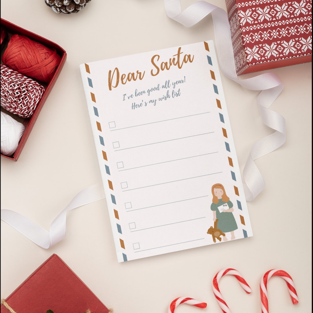 Magical Letter to Santa Template Instant Downloadable PDF for a Festive ...