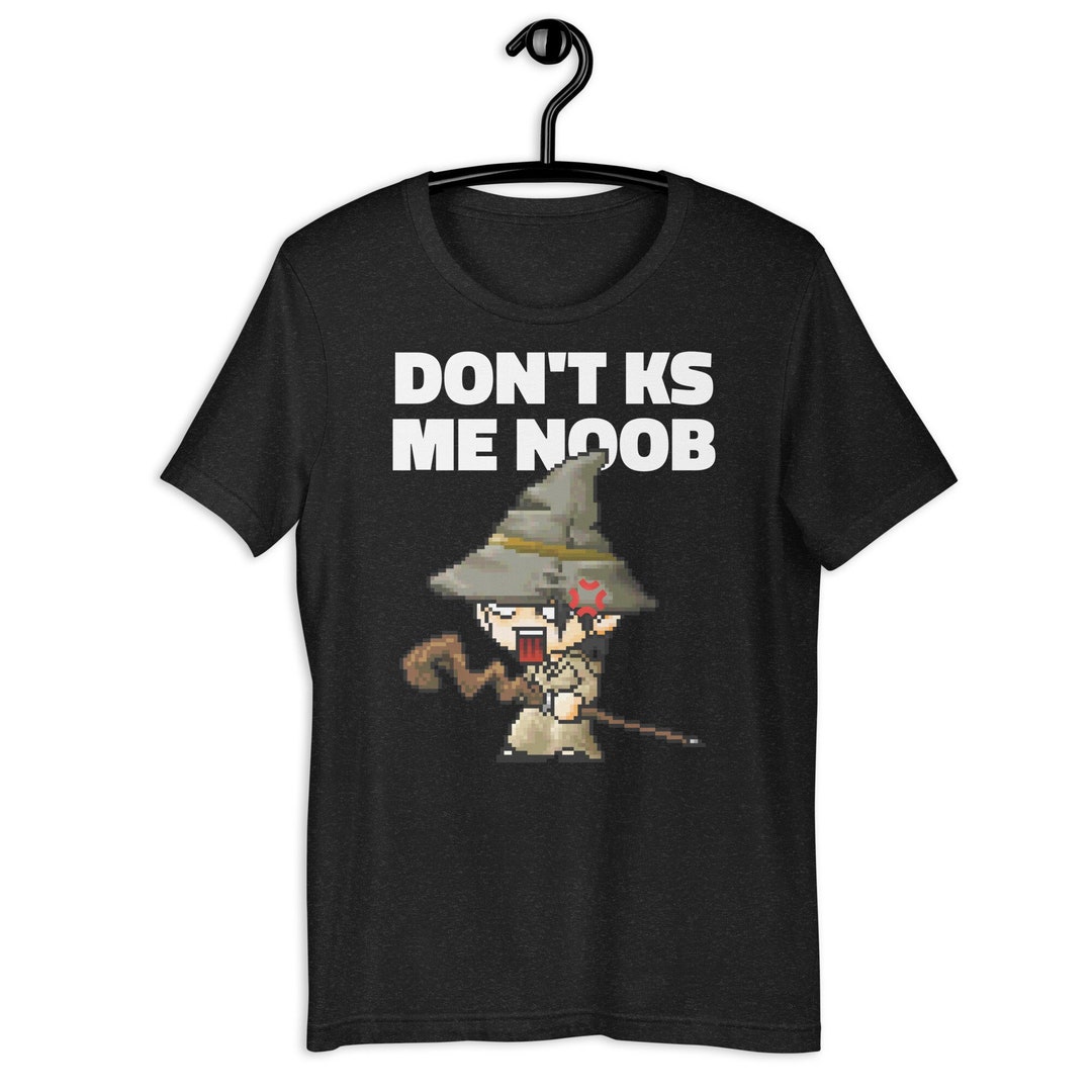 Maplestory Bishop T-shirt: Funny MMORPG Nostalgia, Don't KS Me Noob - Etsy