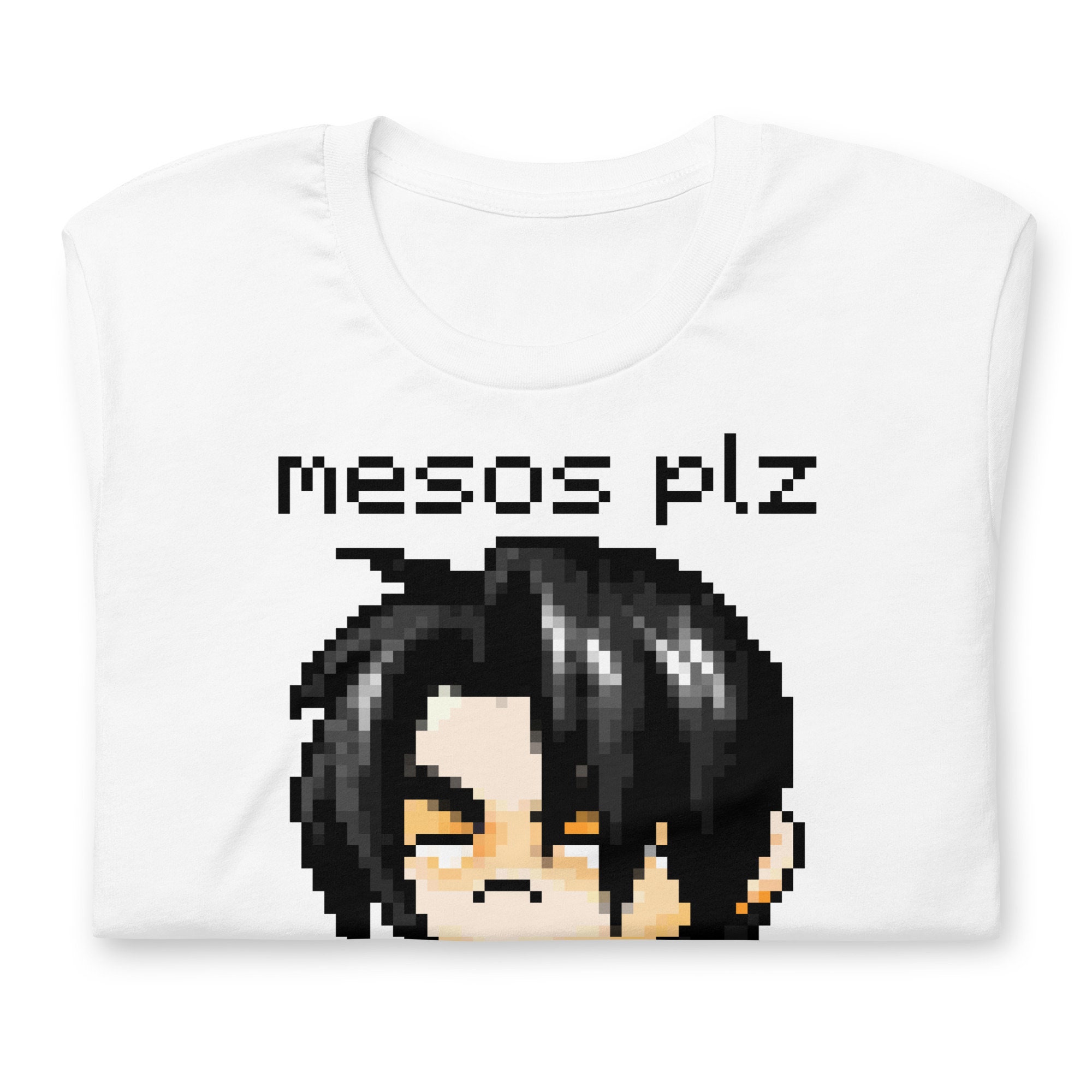 MESOS PLZ Funny Maplestory Nostalgia Party Quest Reboot Nerf Meme White ...