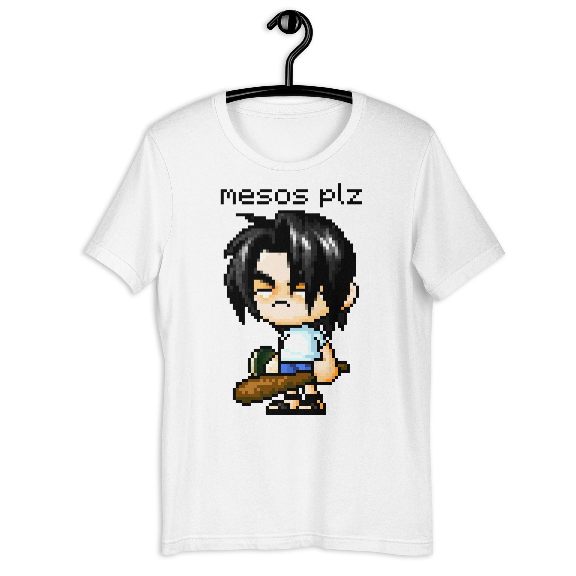 MESOS PLZ Funny Maplestory Nostalgia Party Quest Reboot Nerf Meme White ...