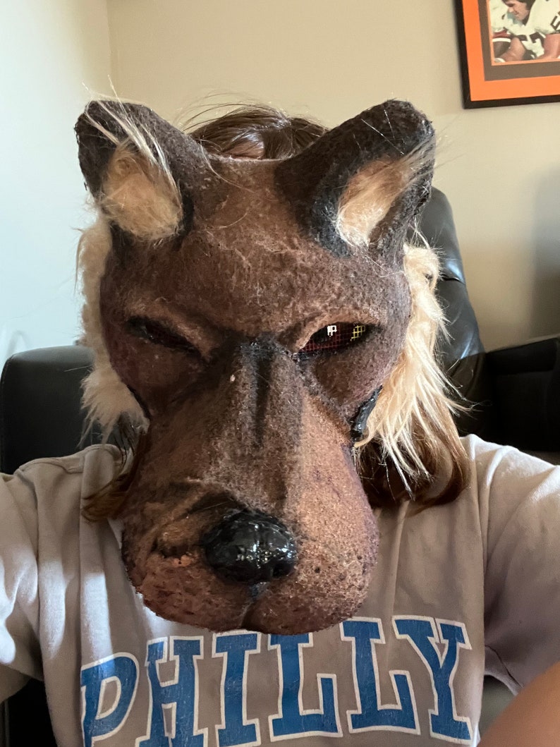 HQ Halloween Furry Therian Werewolf Wolf Mask Costume - Etsy