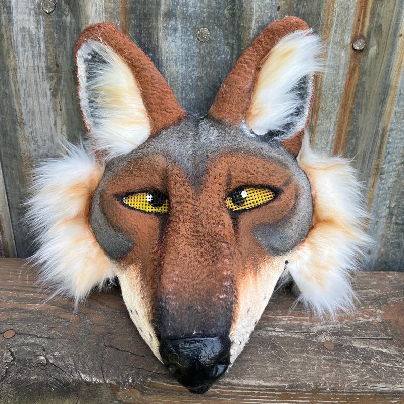 Therian Mask Coyote - Etsy