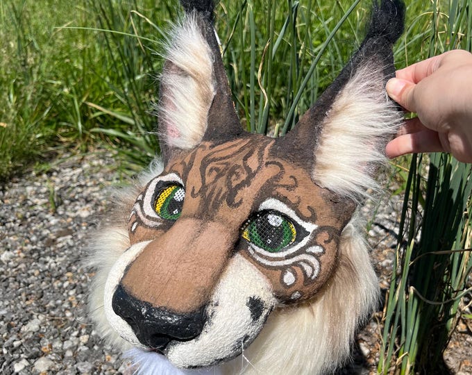 Iberian Lynx Mask - Etsy
