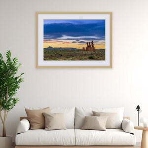 The Three Sisters at Sunset in Goblin Valley State Park Instant Digital ...