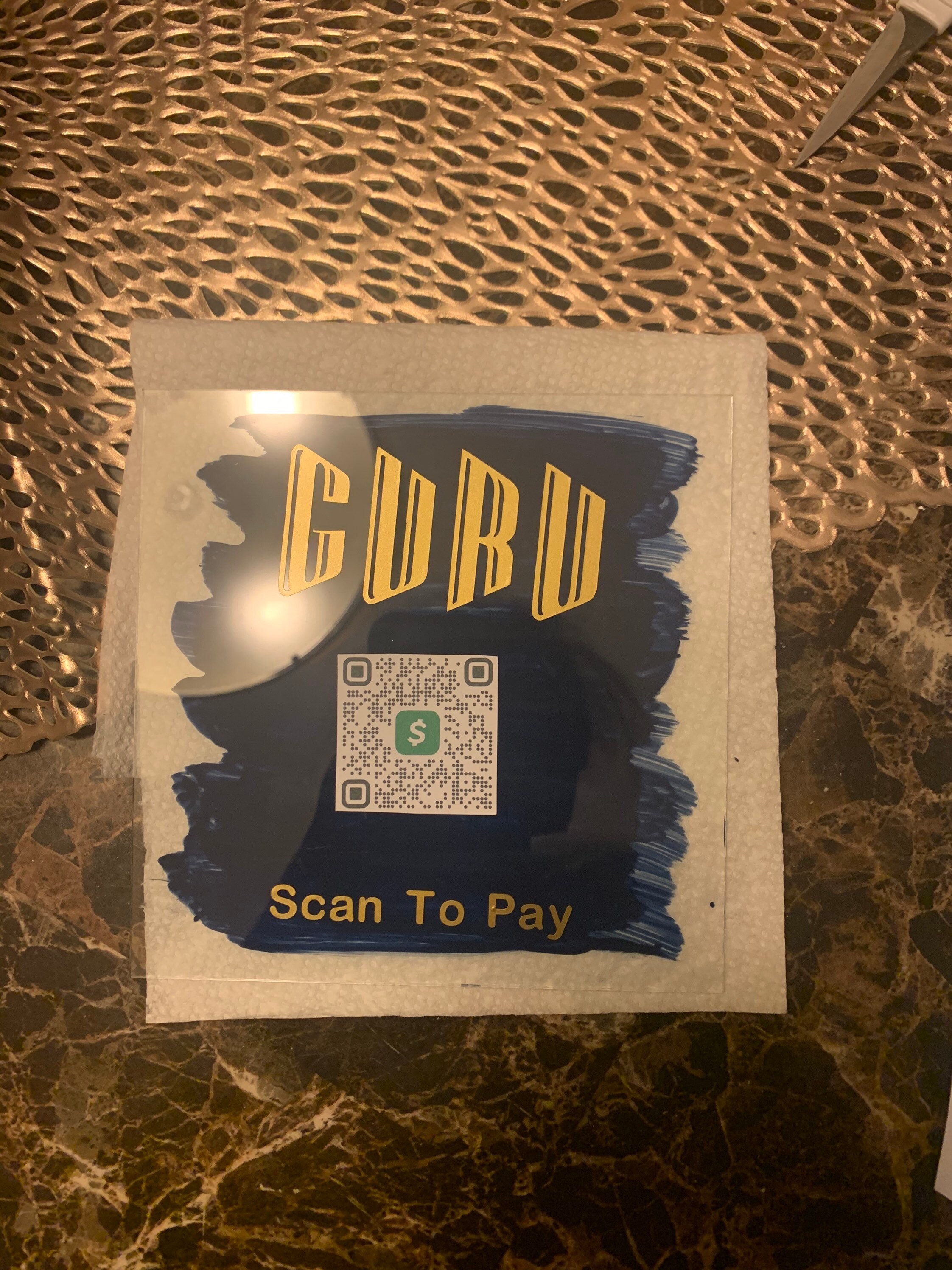 Contactless Cash App Signbusiness Sign Pop up Shop Sign Glass Sign - Etsy