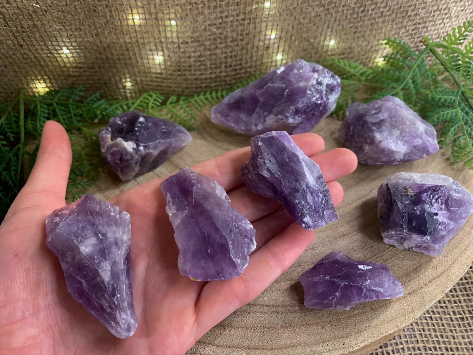 Dark Amethyst Shards Rough Amethyst Various Sizes - Etsy