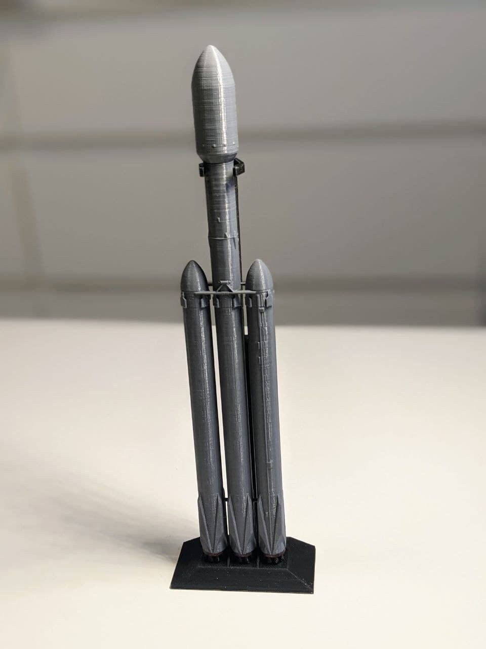 Spacex Falcon Heavy 3D Printed Model PLA 8.2 Inches 210mm - Etsy Canada