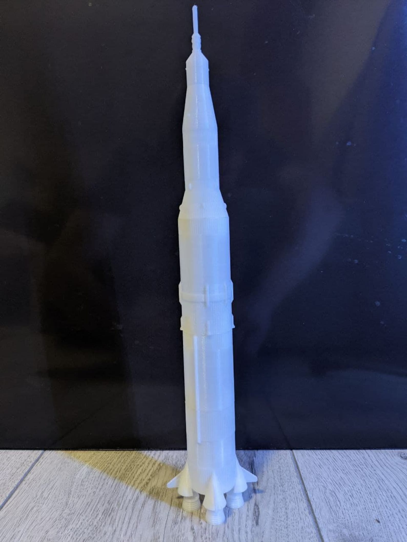 Saturn V 3D Printed Model PLA 12 Inches 300mm - Etsy