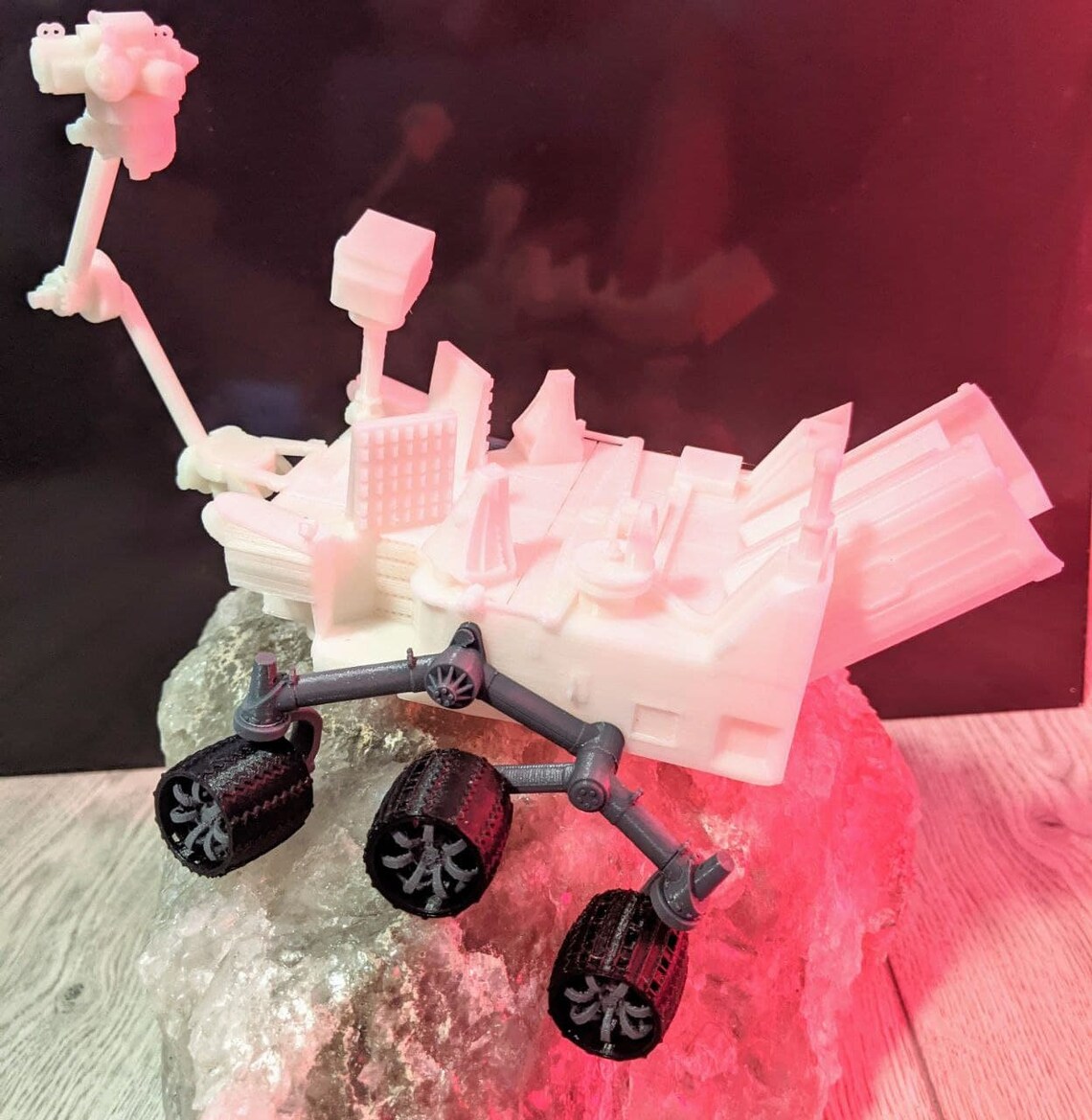 Curiosity Mars Rover 3D PLA Printed Model Spacecraft Nasa 9 Inches ...