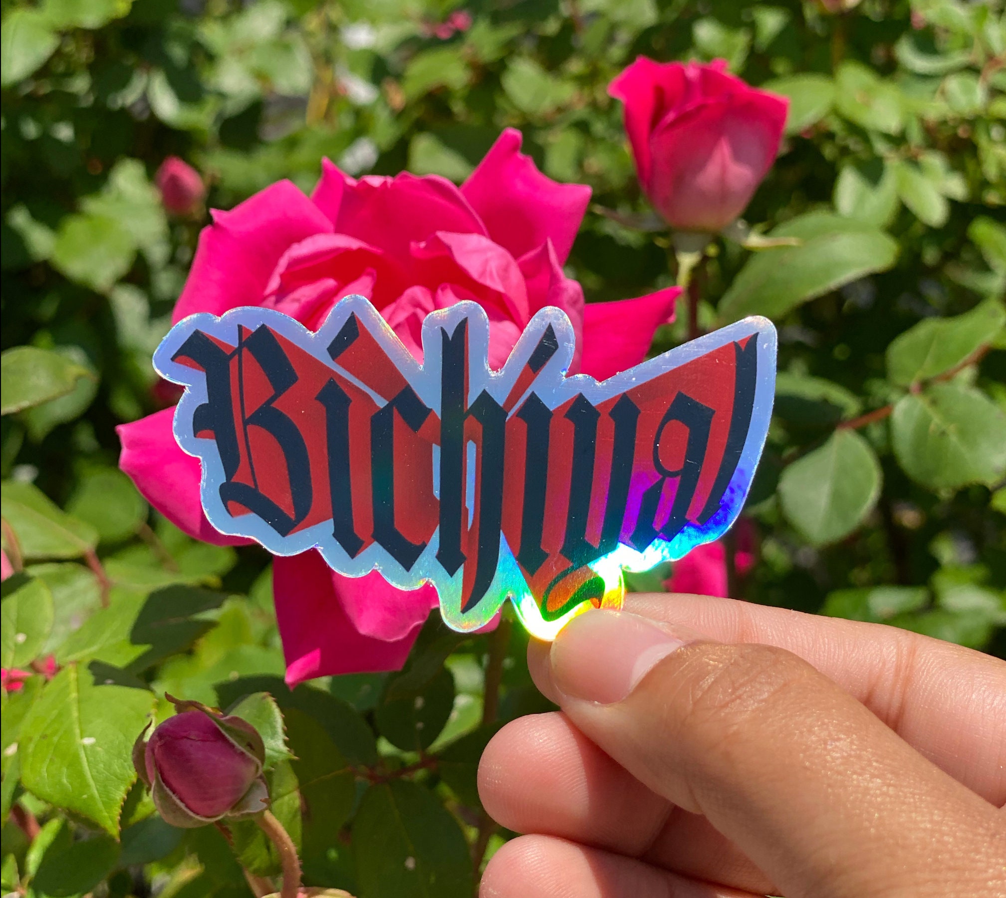 Holographic Bad Bunny bichiyal Sticker - Etsy