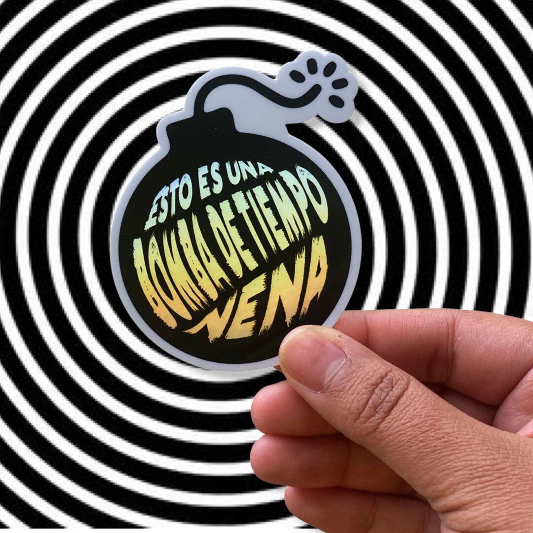 Bomba De Tiempo Gustavo Cerati Inspired Sticker Decal | Water Bottle ...