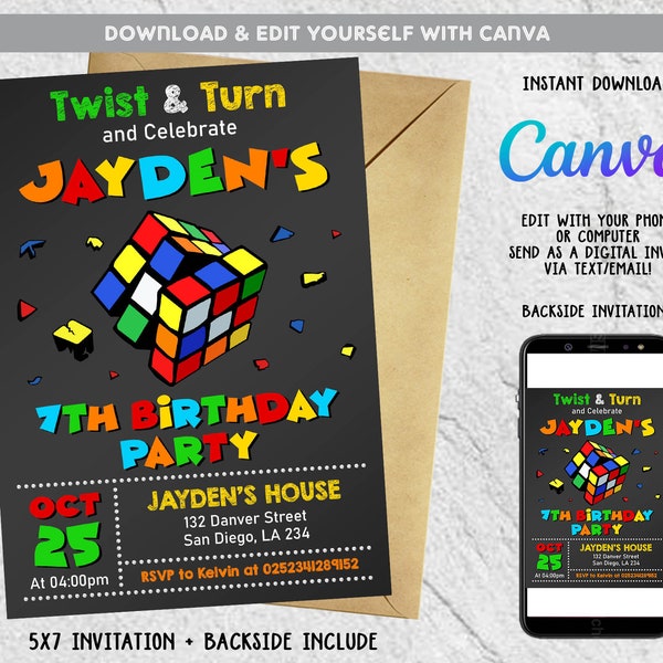 Puzzle Invitation - Etsy