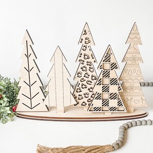 Christmas Tree DIY Wood Blanks, Unfinished Wood Christmas Blanks to ...
