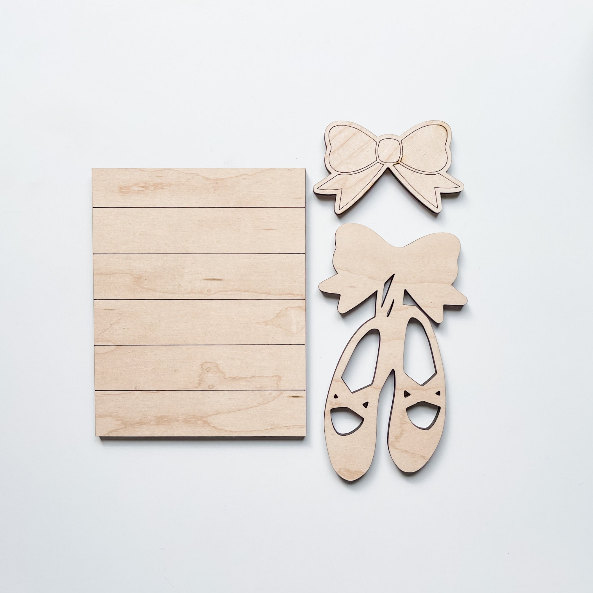 Ballet Dance Tiered Tray Unfinished DIY Wood Kit Blanks to - Etsy