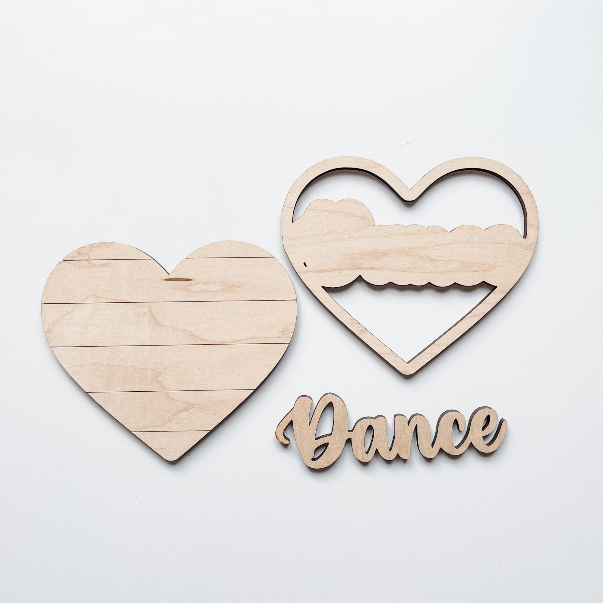 Ballet Dance Tiered Tray Unfinished DIY Wood Kit Blanks to | Etsy