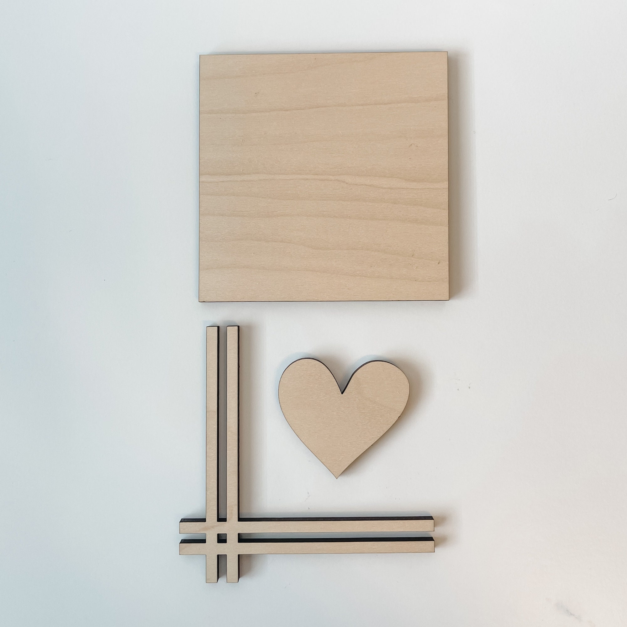 Heart Insert for Leaning Interchangeable Decor DIY Wood Sign - Etsy