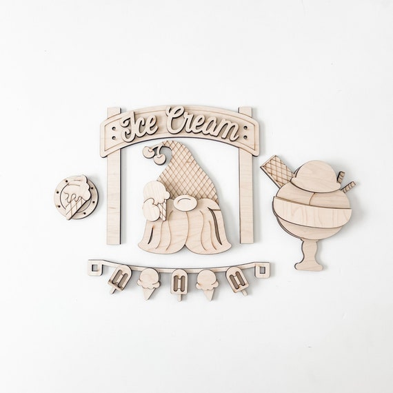 Ice Cream Inserts for Vintage Truck & Market Cart Unfinished - Etsy
