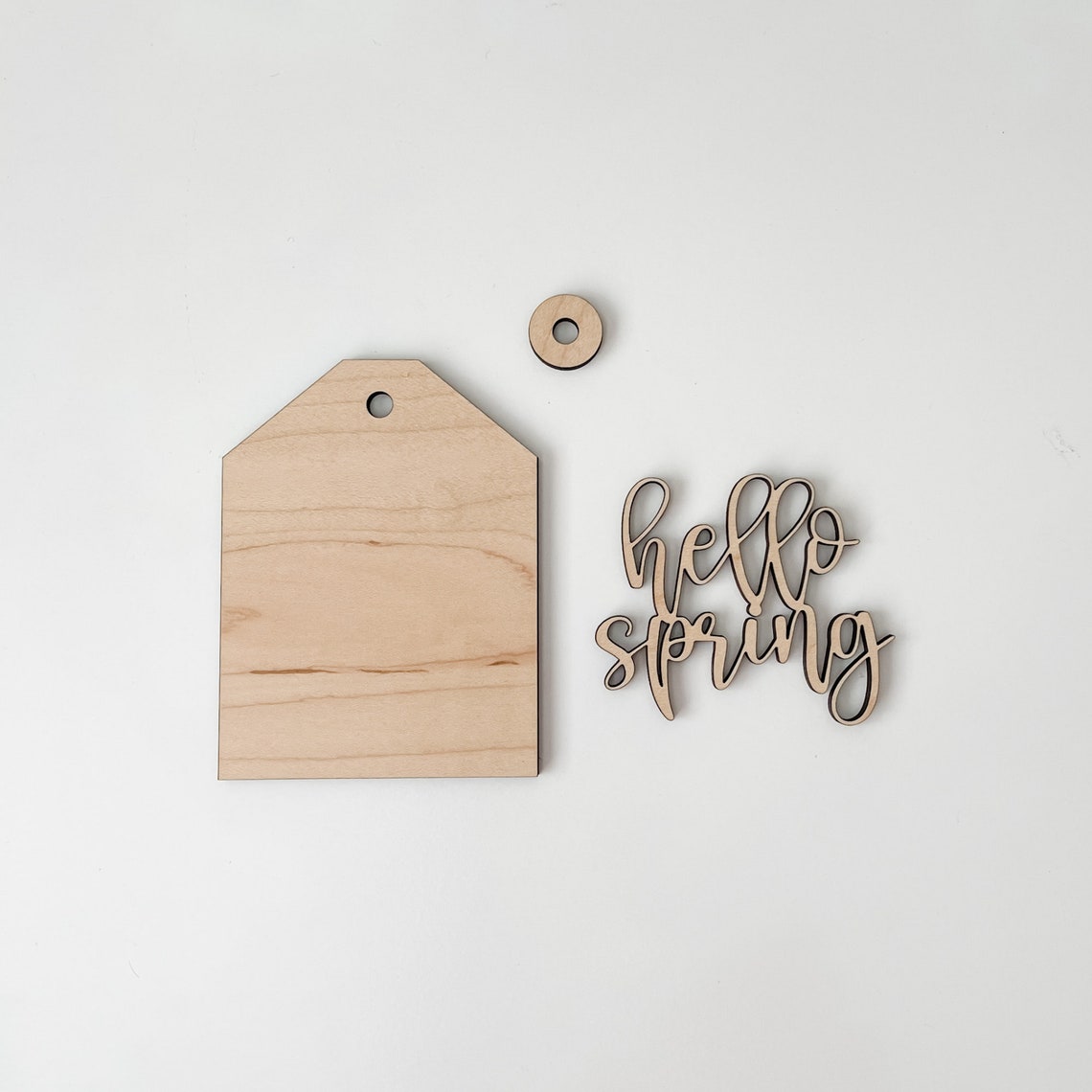 Spring Tiered Tray Unfinished DIY Wood Kit Blanks to Decorate | Etsy