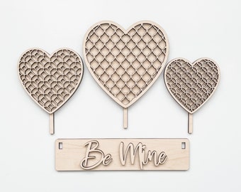 Spring DIY Wood Wagon or Crate Inserts Unfinished Wood Blank | Etsy