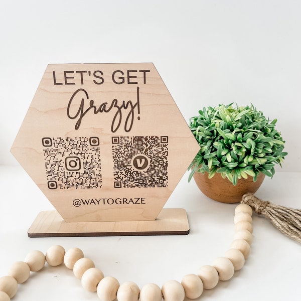 Qr Code Sign - Etsy