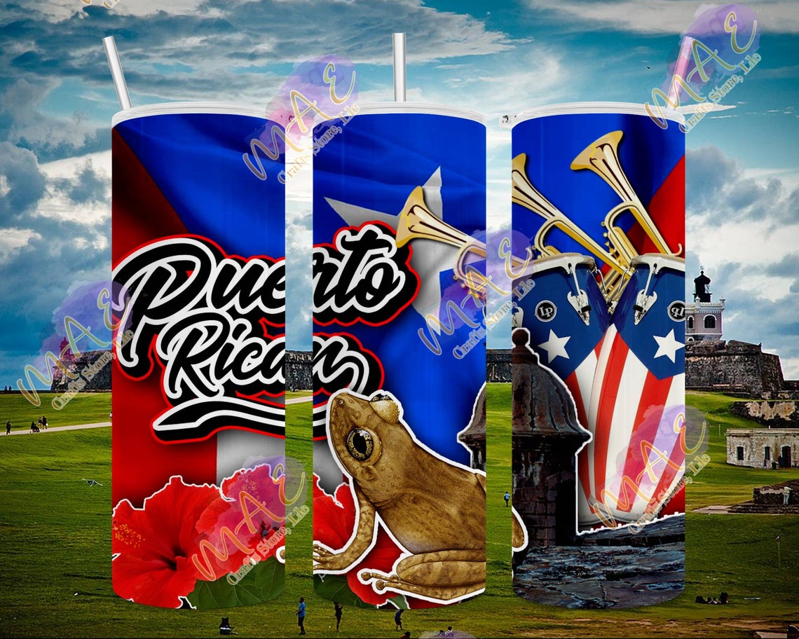 Puerto Rico | Sublimation | Tumbler | Digital| Sublimation Cups ...