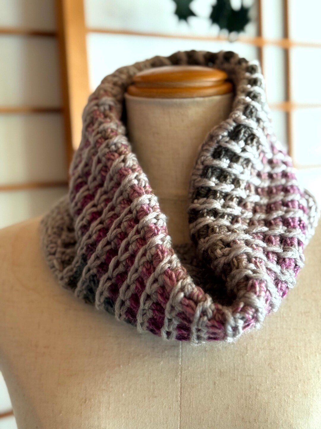 CROCHET PATTERN and VIDEO - Magic Window Cowl: Easy Crochet Project ...